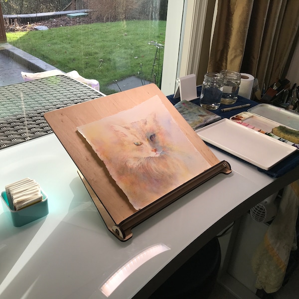 Drawing Board, Portable Lap Easel, Wooden Easel, Table Lap Easel ...