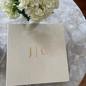 Wedding Photo Album Modern Wedding Anniversary Gift - Etsy