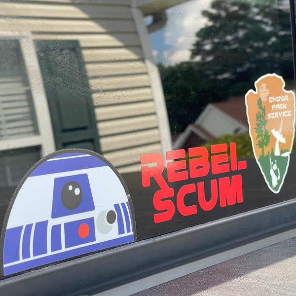Rebel Scum Decal / Rebel Alliance Star Wars Sticker / Star Wars Fan Art ...
