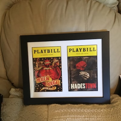 Double Broadway Theater Frame 11x14 Black Frame Holds 2 Theatre ...