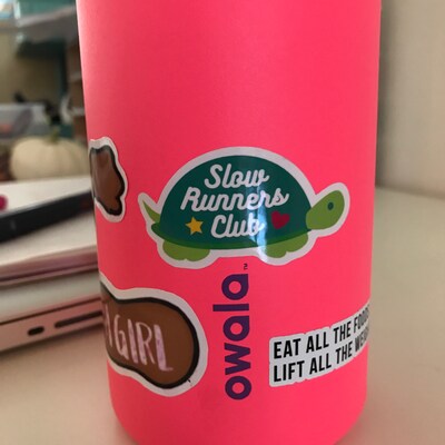 Slow Runners Club Vinyl Sticker Cute Tortoise Sticker - Etsy