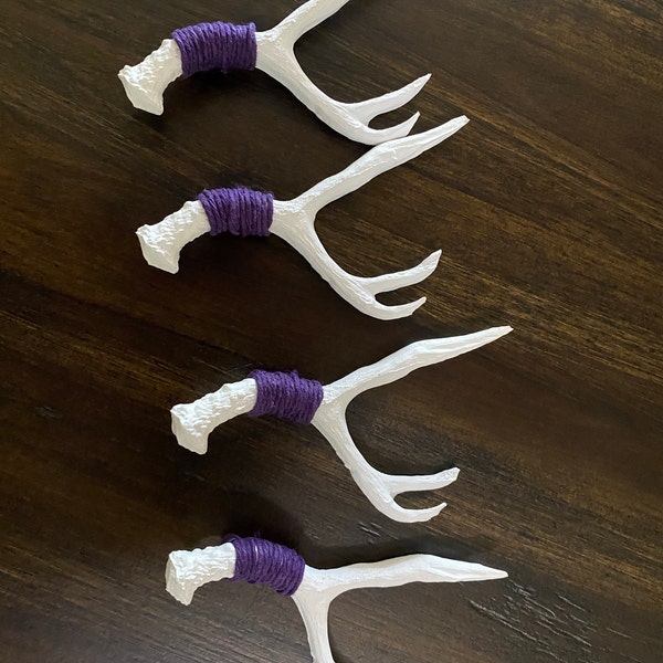 Mini Antler, 1 Faux, Handmade, 1 Small Antler, Deer, Taxidermy, White ...