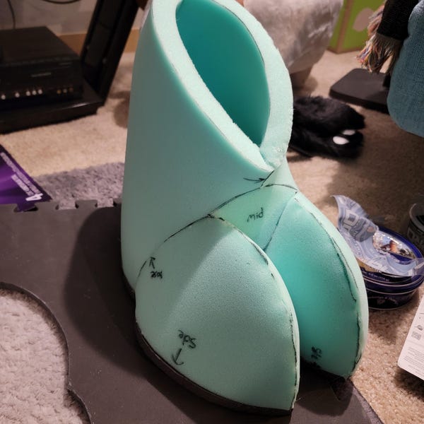 Feet Hooves Foam Base Pattern - Etsy
