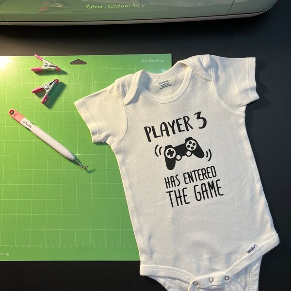 Player 3 Has Entered the Game, Funny Video Gamer New Baby Newborn Fun ...