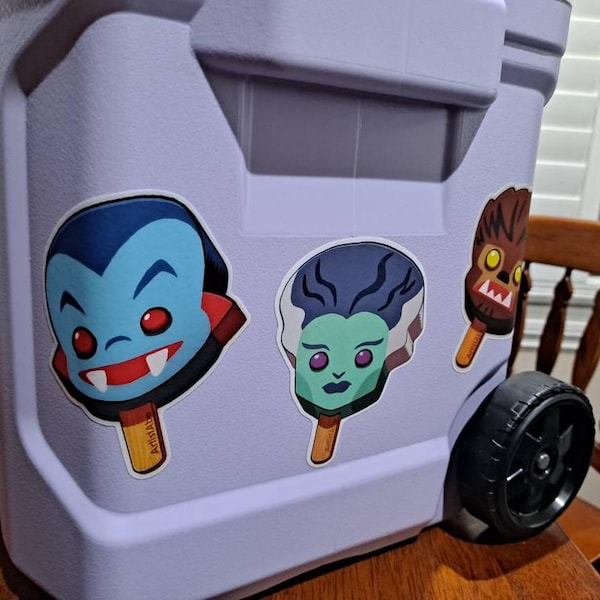 Dracula Popsicle Sticker - Etsy