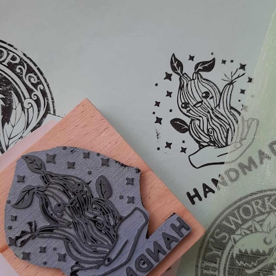 Large Custom Logo Stamp, Large Custom Brand Stamp, XXL Branding Custom ...