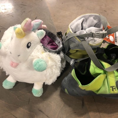 Crimp Chimps Penguin Stuffed Animal Chalk Bag - Etsy