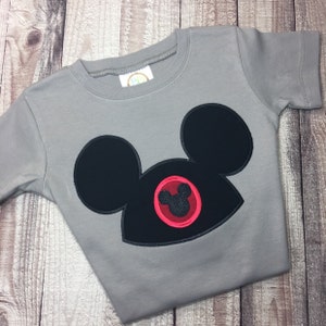 Mickey Mouse Club Hat Applique Digital Embroidery Machine Design File ...