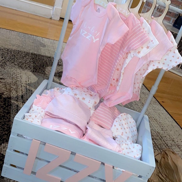 Personalized Baby Box, Baby Crate, Baby Crate Closet, Baby Closet, Baby ...