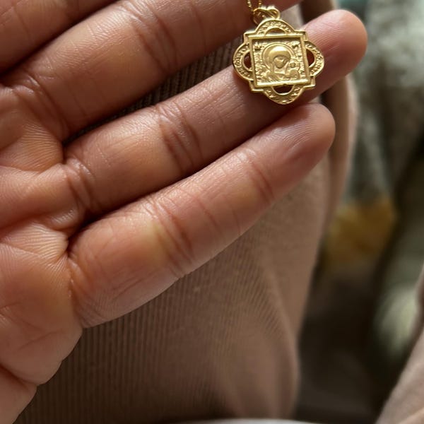 Cyprus Large Idol of Pomos Pendant Necklace, Neolithic Fertility ...