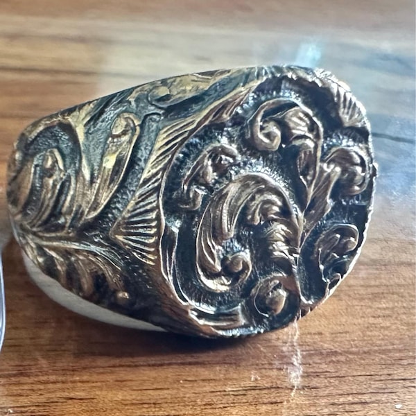 Mens Ring,antique Style Gemstone Handmade Sterling Silver Men Ring ...