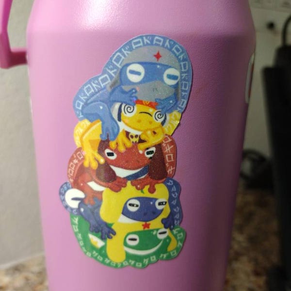 Sgt Frog Platoon Stack Sticker - Etsy