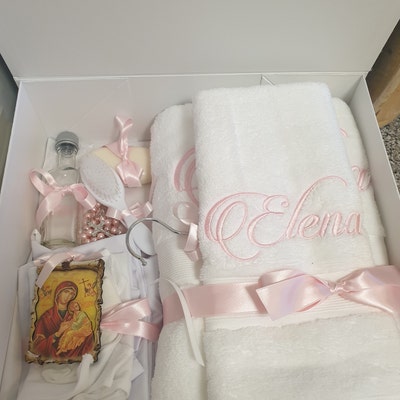 Orthodox Personalised Baptism Package standard Box choose Your Colours ...