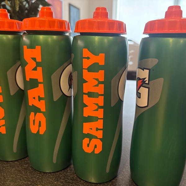 Personalized Gatorade Bottle Name Decal, Sports Team Gift - Etsy