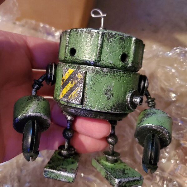 Robot. Green 318 Block Bot. Limited Edition. - Etsy
