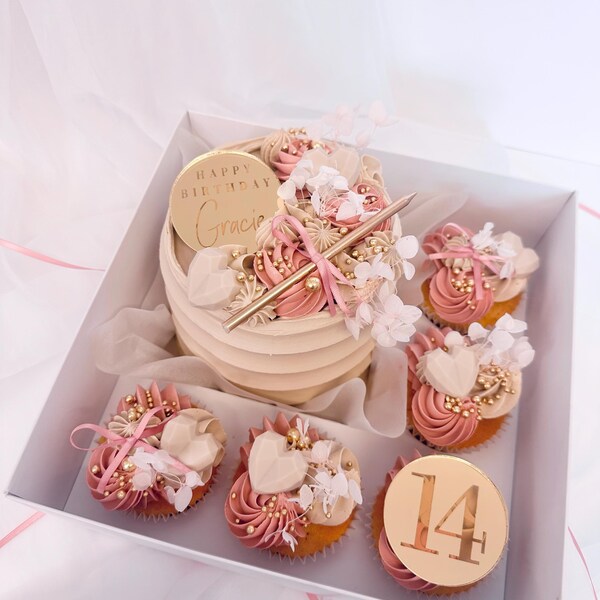 Personalised Birthday Cupcake Discs-cupcake Topper -birthday Cake Decor ...