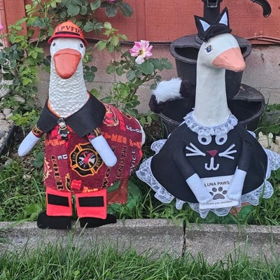 Goose Clothes, Goose Hoodie, Geese Clothes, Lawn Goose, Cement Goose ...