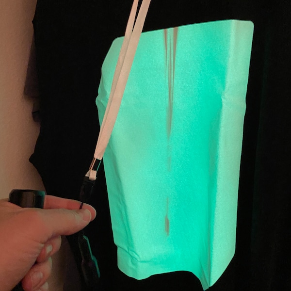 Interactive Glow-in-the-dark T-shirt: Adults' Light-up Tee Black/ Green ...