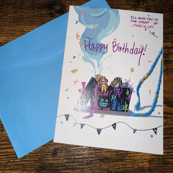 Arcane/league of Legends Jinx Birthday Card, Lol Birthday Card - Etsy