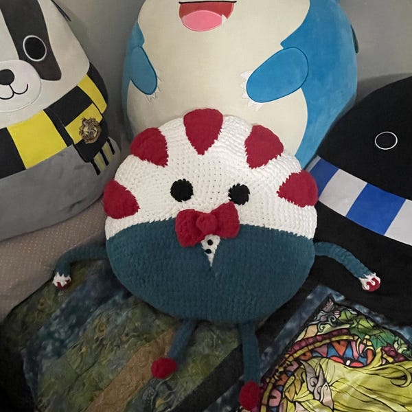 Crochet Pattern Peppermint Butler Inspired Plushy - Etsy