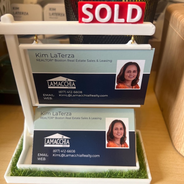 Real Estate Business Card Holder - Etsy