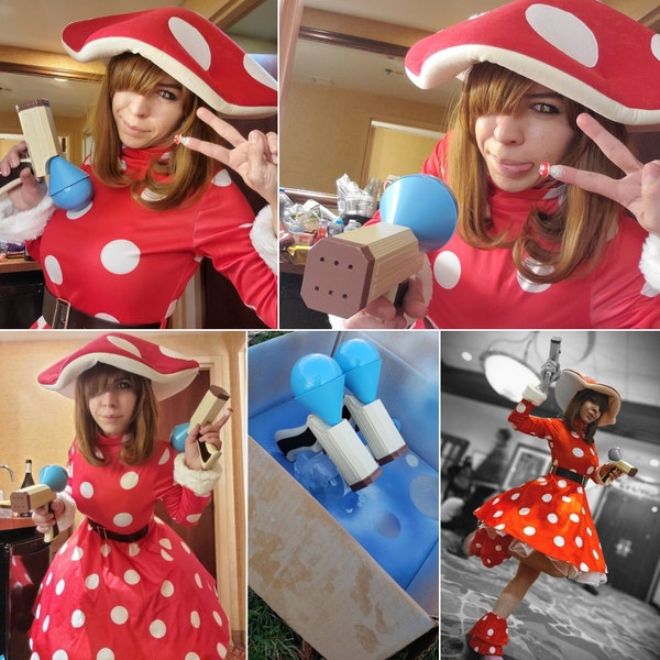 Kinoko Komori Shemage Inspired Cosplay Mushroom Guns 3D File - Etsy