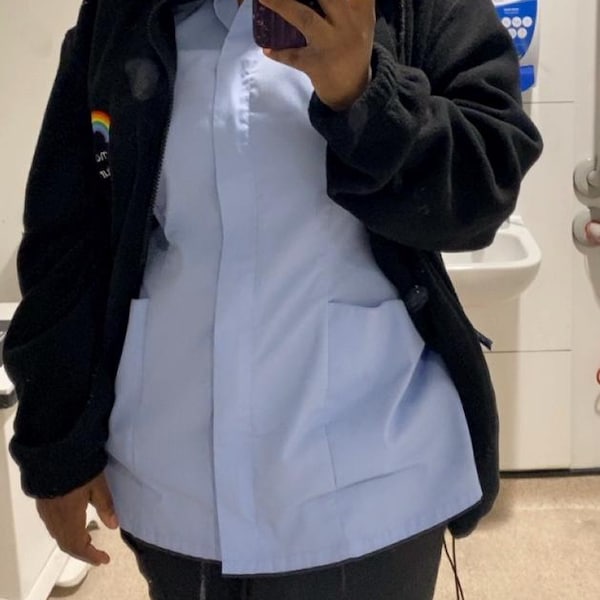 Custom Embroidered Beauty Tunic, Salon Uniform, Lash Nail Tech Make up ...