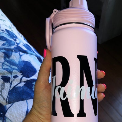 DECAL Personalized RN Name Vinyl Decal Sticker Custom Registered Nurse ...