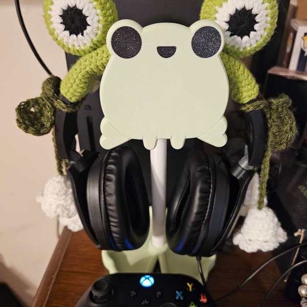 Frog Headphone Stand, Cute Headset Holder, Wall Mountable Headset ...