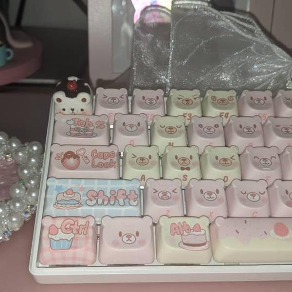 Grapes Jelly Cat Artisan Keycap - Kawaii Cat - Artisan Key Cap - Cute ...