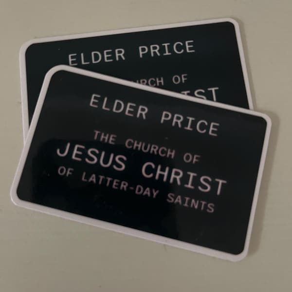 Hello My Name is Child of God Sticker Name Tag Sticker Waterproof ...
