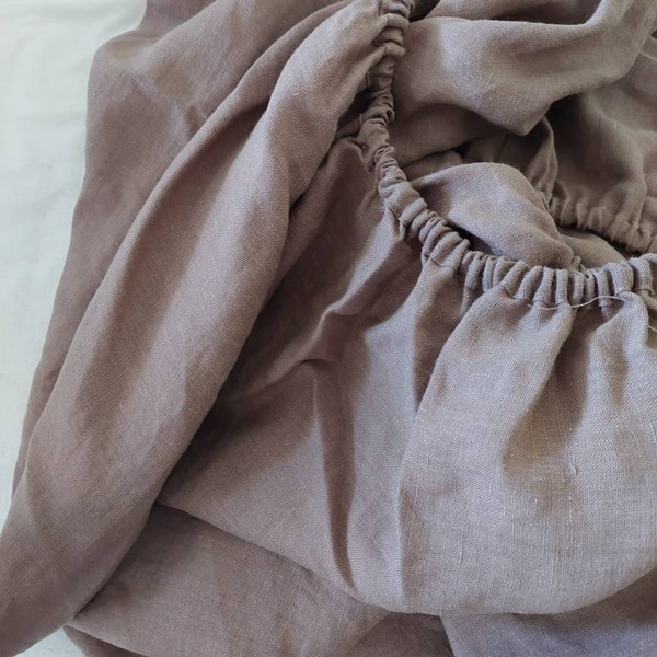 Linen Apron. Natural Linen Full Apron With Pockets. Soft Linen Kitchen ...