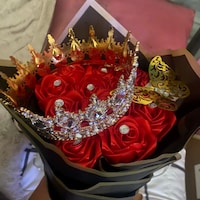 50 Rose Bouquet, Queen Bouquet, Eternal Rose Bouquet, Birthday Bouquet ...