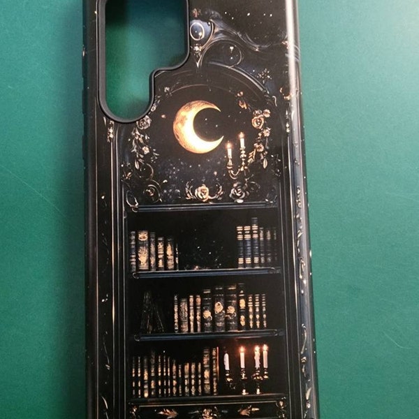 Celestial Stained Glass Moon and Stars Phone Case 3D Starry Night Sky ...
