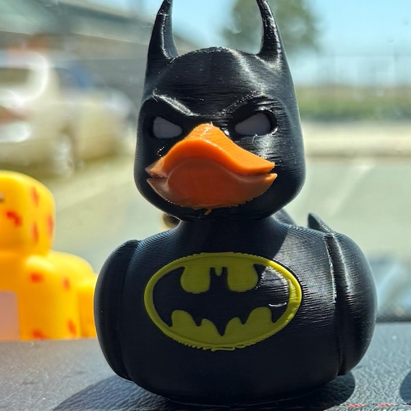 3D Printed Bat Duck Figure: Jeep Duck Cruise Gift 2.5 Inches Tall Hard ...
