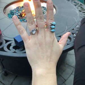 The ACADIA Wedding Ring Set. CHOCOLATE DIAMOND. Your Choice of | Etsy