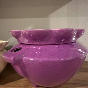 Ceramic Violet Pot sm. Herb Garden - Etsy