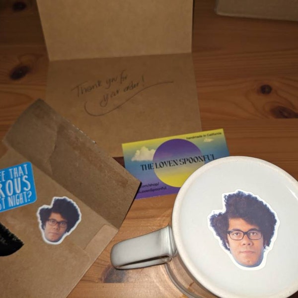 Maurice Moss Coffee Mug Stickers - 6 Die Cut Stickers - the IT Crowd - Etsy