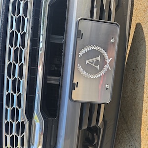 Ohio State Flag License Plate Car Tag Diamond Etched Engraved on Black ...