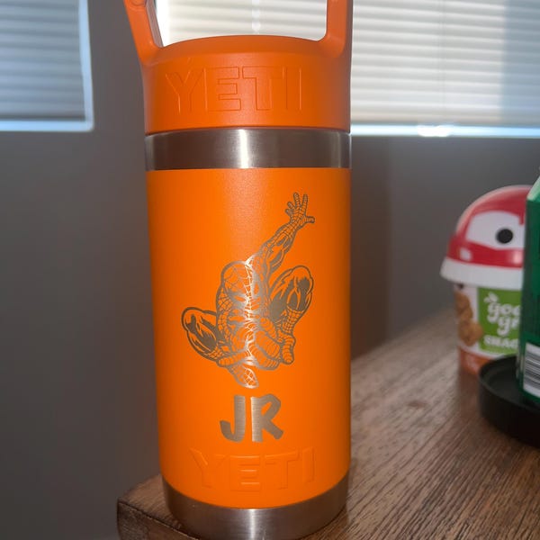 Frozen/elsa and Anna Kids Personalized 12oz/18oz Rambler Jr YETI Water ...