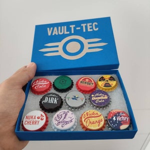 10 Fallout Unofficial Bottle Caps or Fridge Magnets in Weathered/clean ...