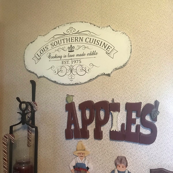 Personalized Kitchen Signs | FRENCH Signs | Cuisine Signs | French ...