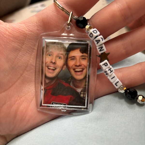Dan and Phil Mini Photo Keychains - Etsy