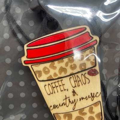 Coffee Cup Car Charms - Etsy
