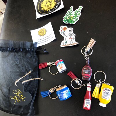 Mini FOOD Keychains - Etsy