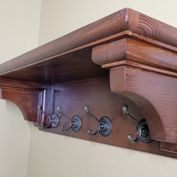 Corner Shelf, Corner Wall Shelf With Radius, Wall Mounted Shelf ...