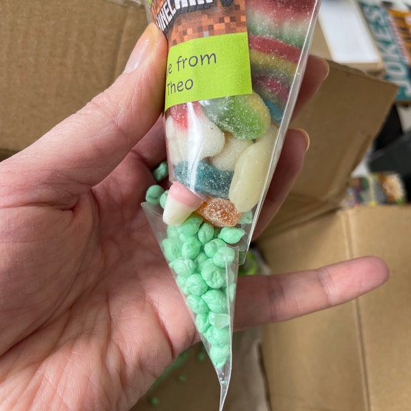 Minecraft Pick and Mix Sweet Cones - Etsy UK