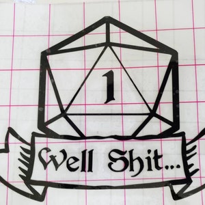 Download D&D Critical Fail Well Shit Pathfinder Gamer Dnd D20 RPG Game ...