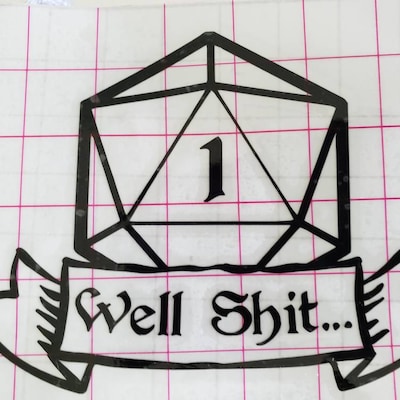 Download D&D Critical Fail Well Shit Pathfinder Gamer Dnd D20 RPG Game ...
