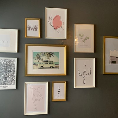 Minimalist Line Drawing Line Art Wall Decor Line Drawing Love Print ...